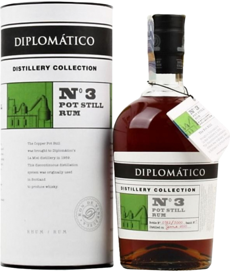 Diplomatico No.3 Pot Still 0,7l | E-shop Global Wines & Spirits