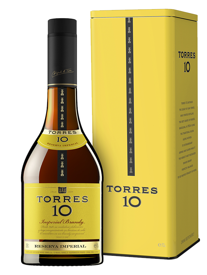 Torres 10 Years Old 0,7l v plechovém boxu | E-shop Global Wines & Spirits