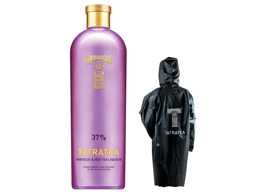 Tatratea 37% Hibiscus & Red Tea liqueur 0,7l + pláštěnka | E-shop ...