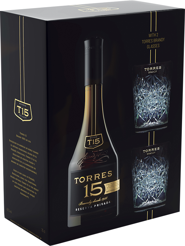 Torres 15 Years Old Reserva Privada 0,7l + sklenice | E-shop Global ...