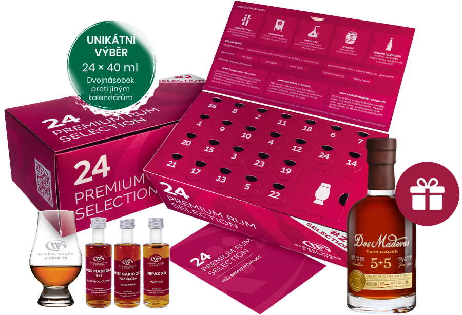 Premium Rum Selection #2 + dárek | E-shop Global Wines & Spirits