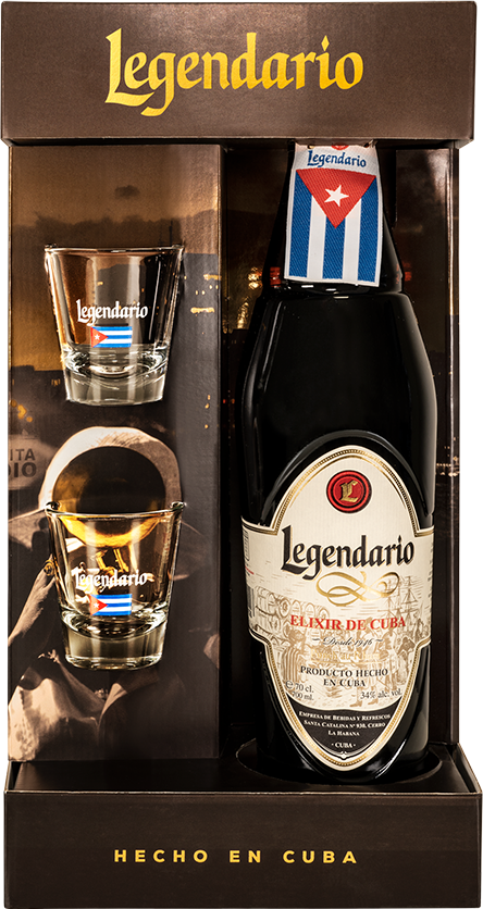 Legendario Elixir de Cuba 7 Years Old 0,7l + sklenice | E-shop Global ...
