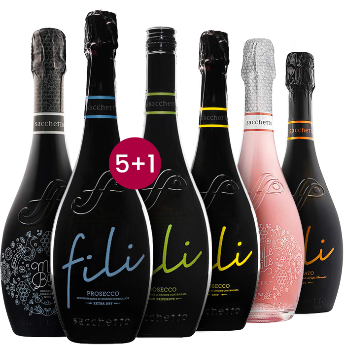Prosecco Sacchetto Fili 5+1 | E-shop Global Wines & Spirits