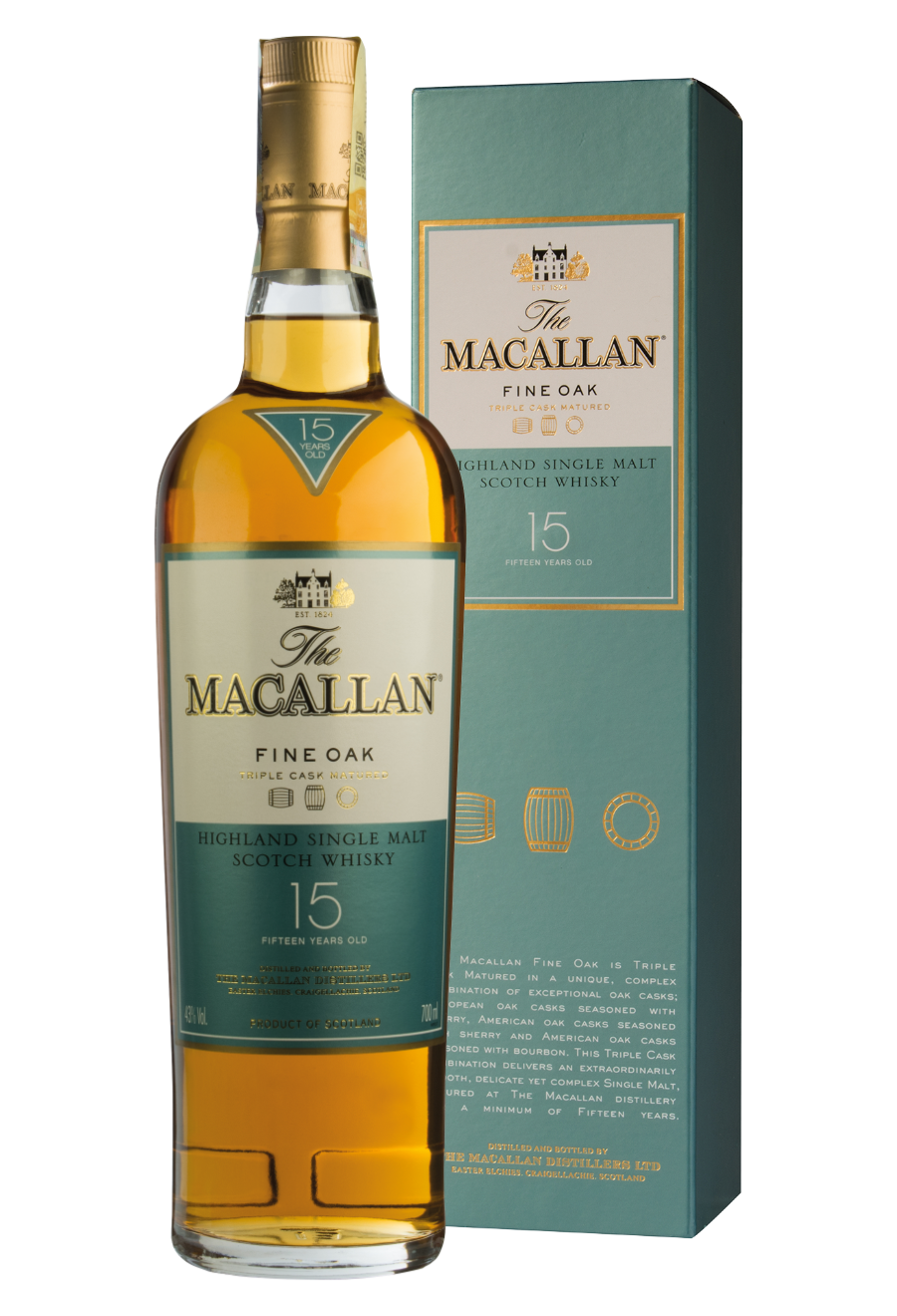 Macallan 15 Years Old Fine Oak 0,7l | E-shop Global Wines & Spirits