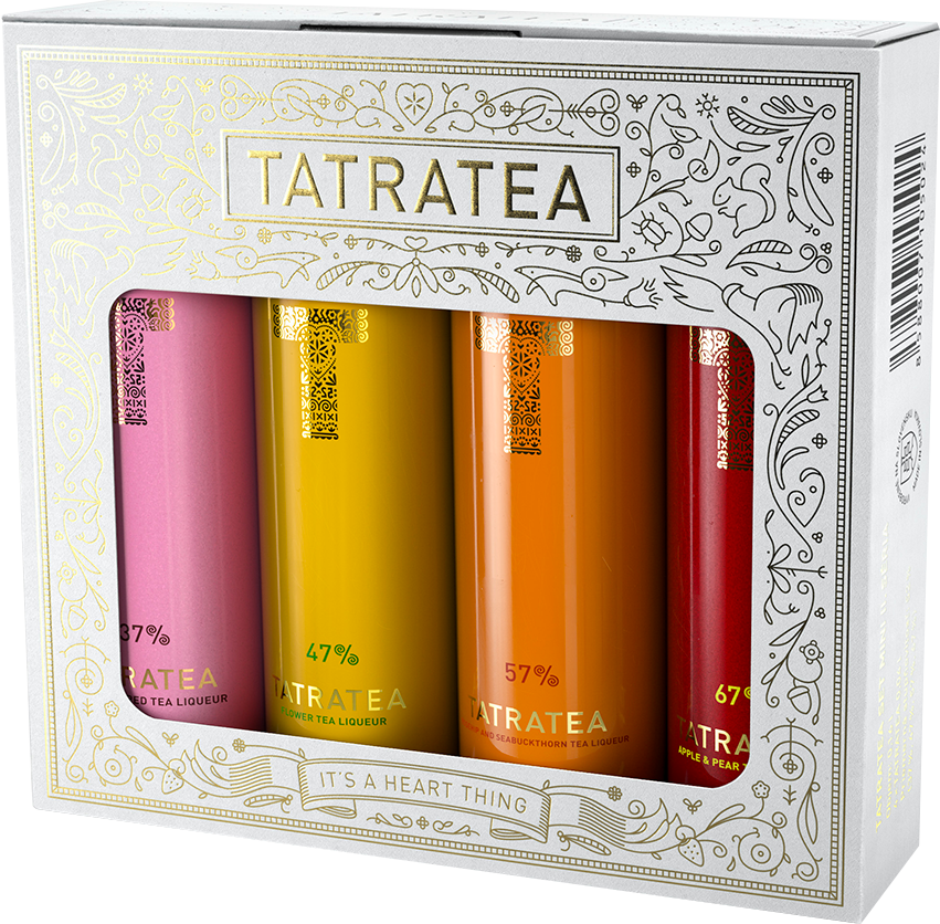 Tatratea mini set 37-67% 4 x 0,04l | E-shop Global Wines & Spirits