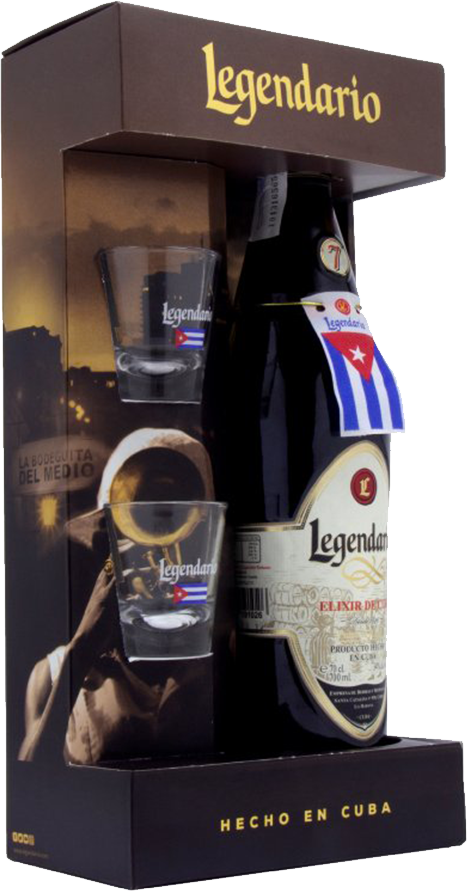 Legendario Elixir de Cuba 7 Years Old 0,7l + sklenice | E-shop Global ...