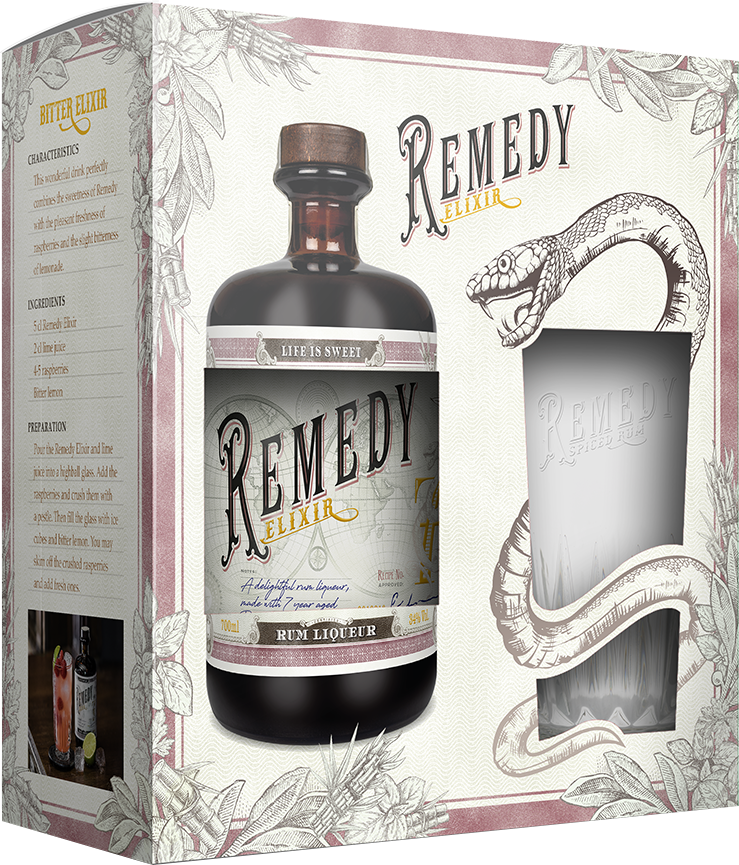 Remedy Elixir 0,7l + sklenice | E-shop Global Wines & Spirits